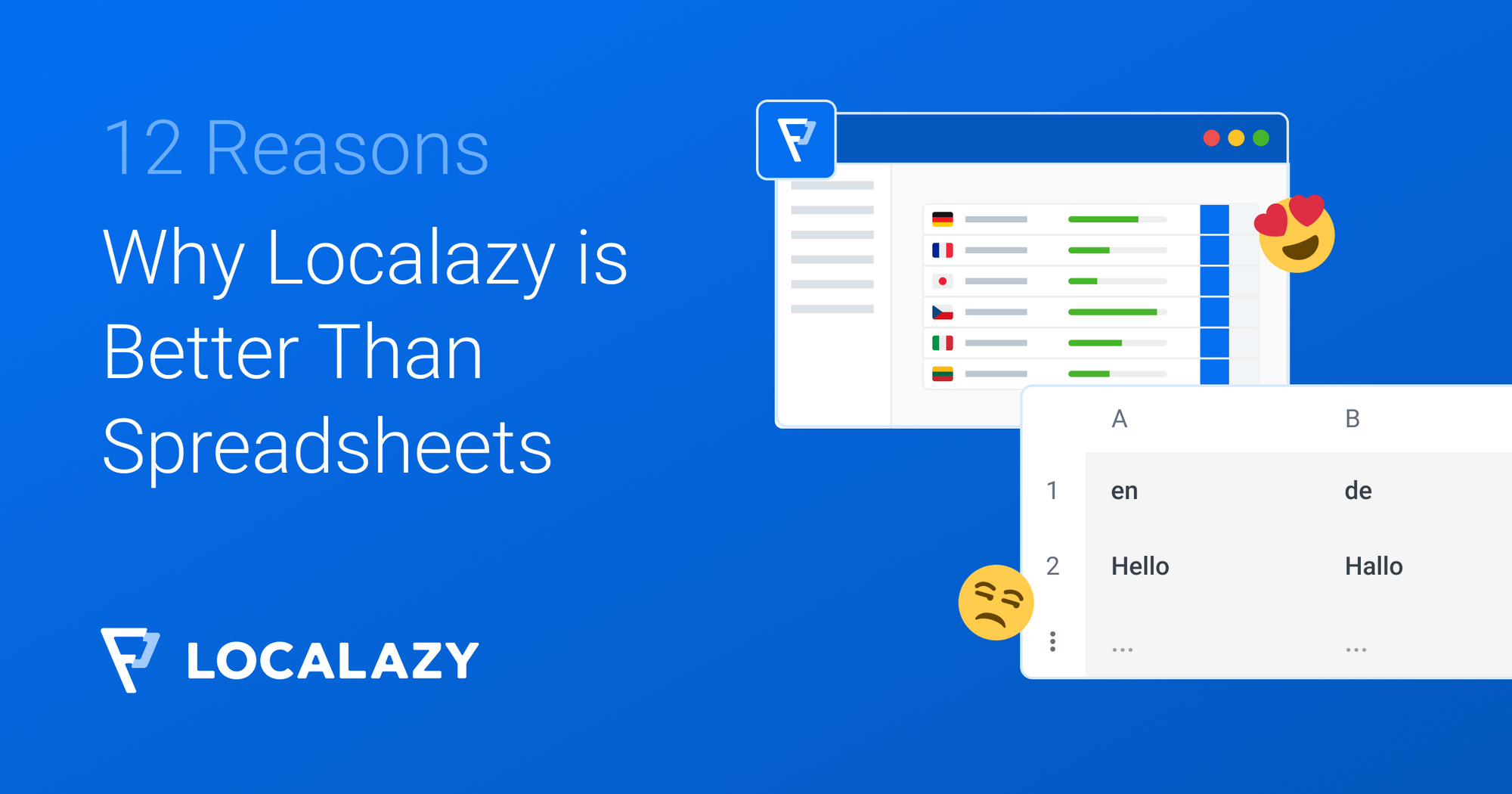 12 Reasons Why Localazy Is Better Than Spreadsheets For Localization