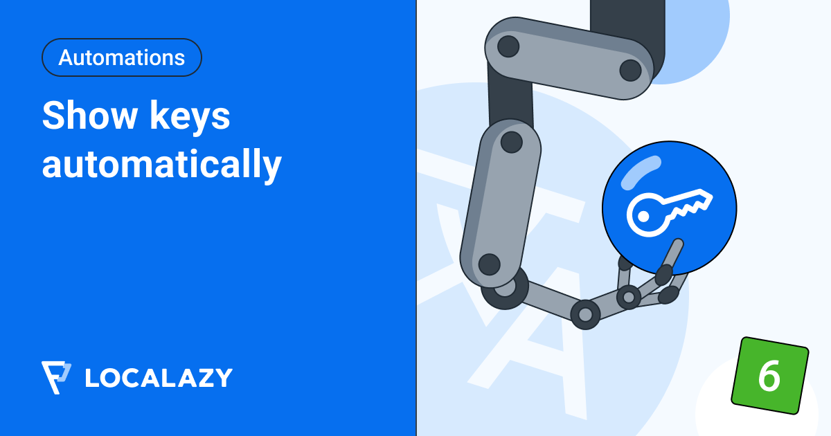 Automations Series: Show keys automatically